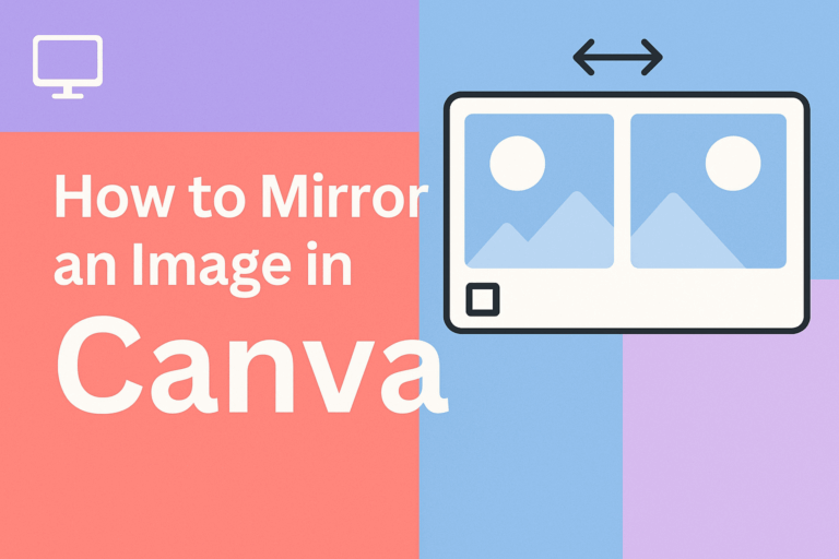 How to Mirror an Image in Canva - Graphic Design Resource