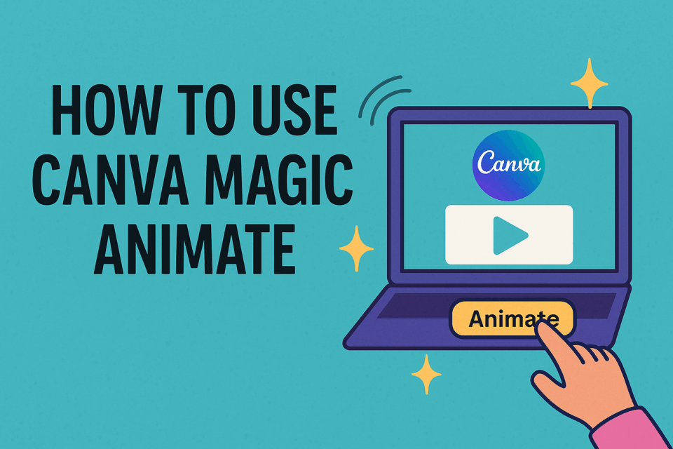 How to Use Canva Magic Animate - Graphic Design Resource