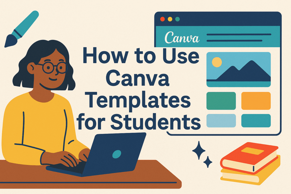 How to Use Canva Templates for Students - Graphic Design Resource